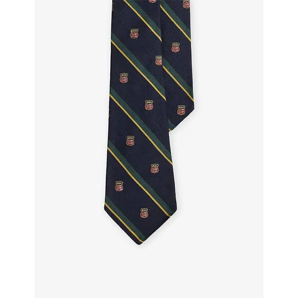 Polo Ralph Lauren Striped Repp Club Silk Tie