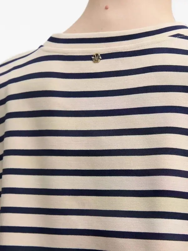 MARC AUREL Horizontal-stripe T-shirt