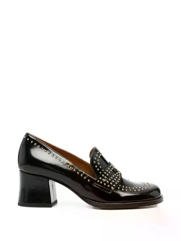 Chie Mihara Stud-embellished Block-heel Pumps