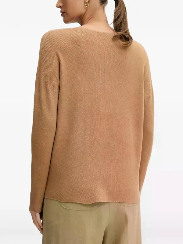 OUI Freyja V-neck Knitted Pullover