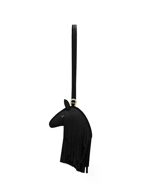 AIGNER Ciondollini Pendant Sleeping Horse Bag Charm - Black