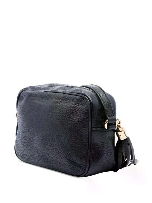 Gucci 2016-2026 Calfskin Soho Disco Crossbody Bag - Black