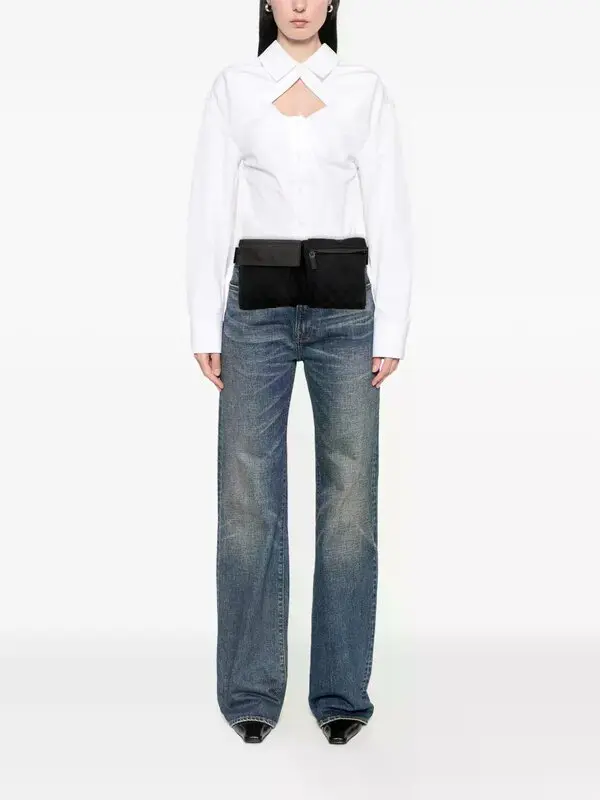 Gucci 2000-2015 Gg Canvas Double Pocket Belt Bag