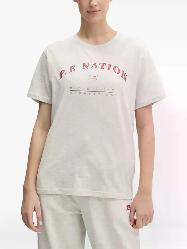 P.E Nation Logo-print Crew-neck T-shirt