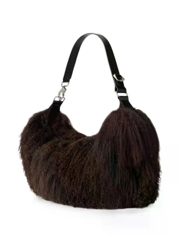 LEMAIRE Quiver Clip Bag In Mongolian Lambskin