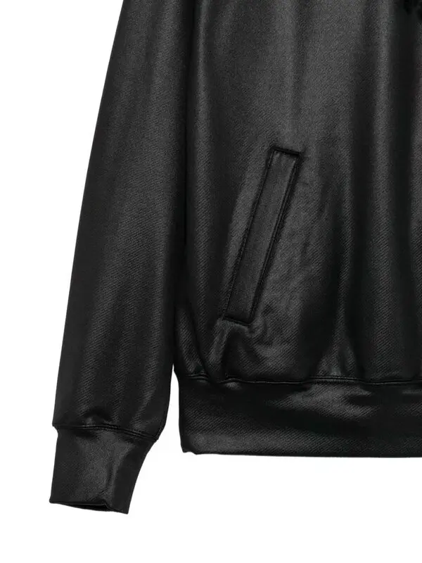 Comme Des Garçons Coated Drawstring Hoodie