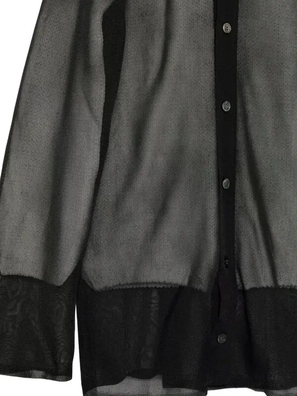 Comme Des Garçons Sheer Layered Cardigan