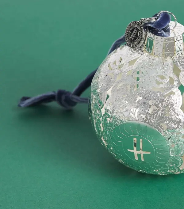 Harrods Metal Toile Bauble