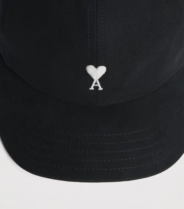 AMI Paris Embroidered Logo Baseball Cap
