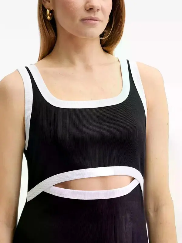 Liu Jo Cutout Sleeveless Mini Dress