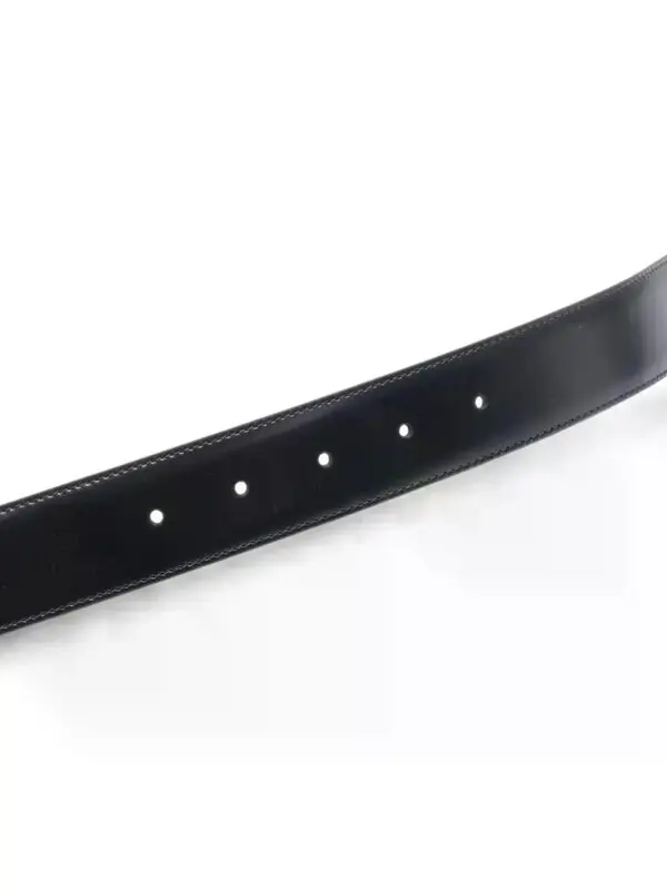 FERRAGAMO Gancini Buckle Leather Belt