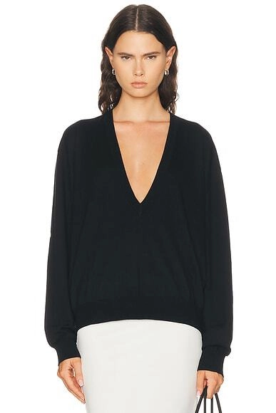 EAVES Devyn V Neck Sweater