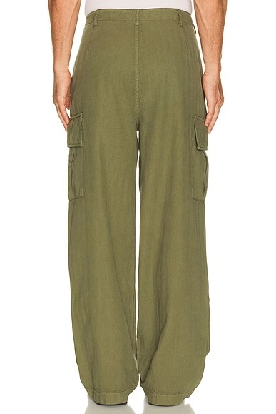 PALMES Herringbone Cargo Trousers