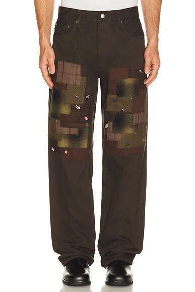 VOWELS Straight Denim Jeans