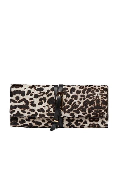 LIFFNER Belted Clutch - Leopard