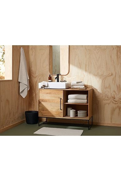 PARACHUTE Soft Rib Tub Mat - Bone