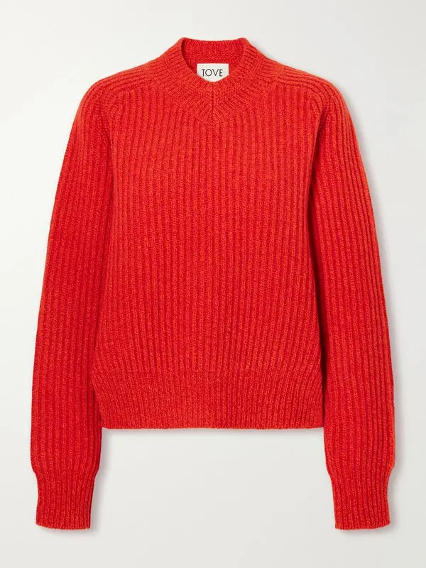 Tove Eilis Ribbed-knit Wool Sweater