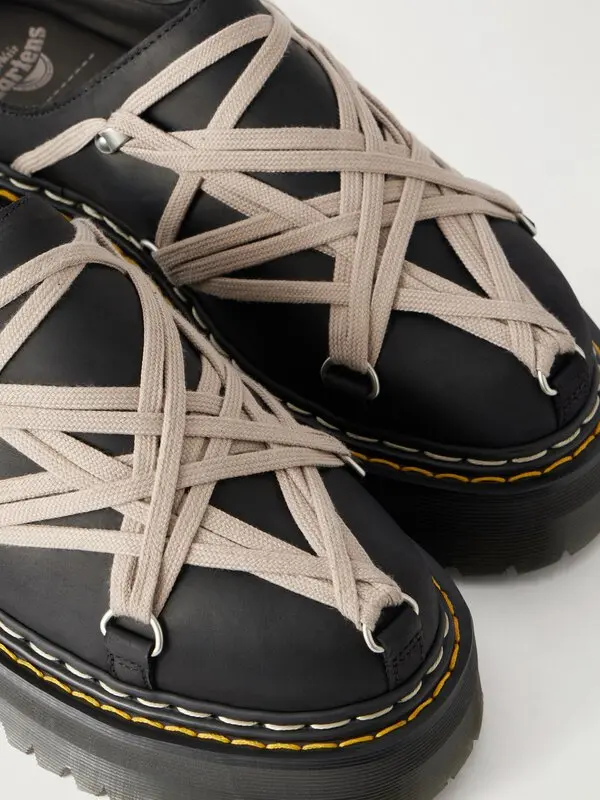 Rick Owens Dr. Martens Nubuck Mules