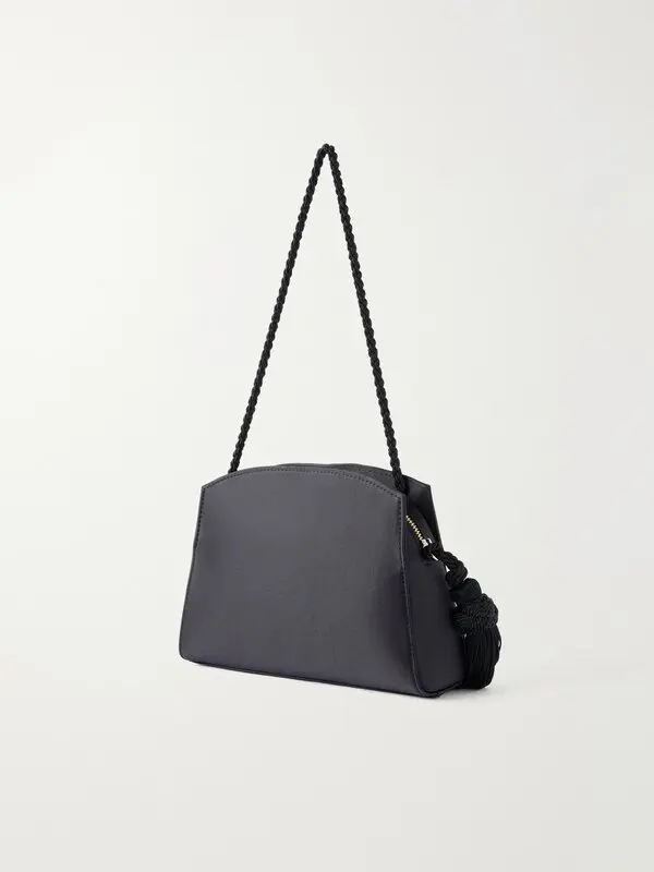 LIFFNER Tasseled Satin Shoulder Bag