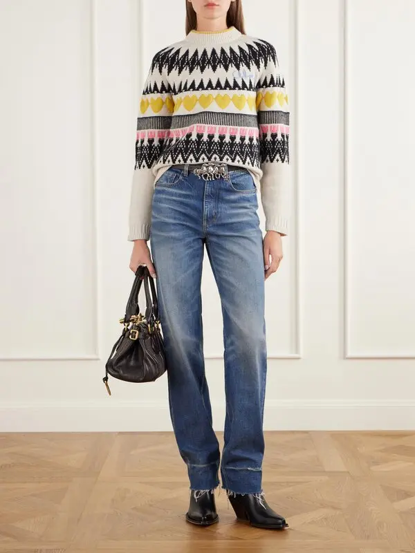 Chloé Fair Isle Wool Sweater