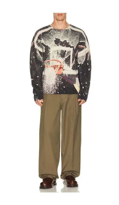 MARKET Break The Backboard Printed Sweater In . Also