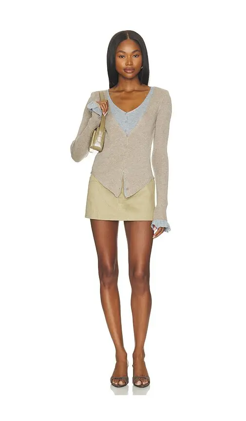 MAUDE CLUB Gina Cardigan In . Also