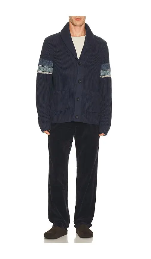 Marine Layer Varsity Shawl Cardigan In . Also