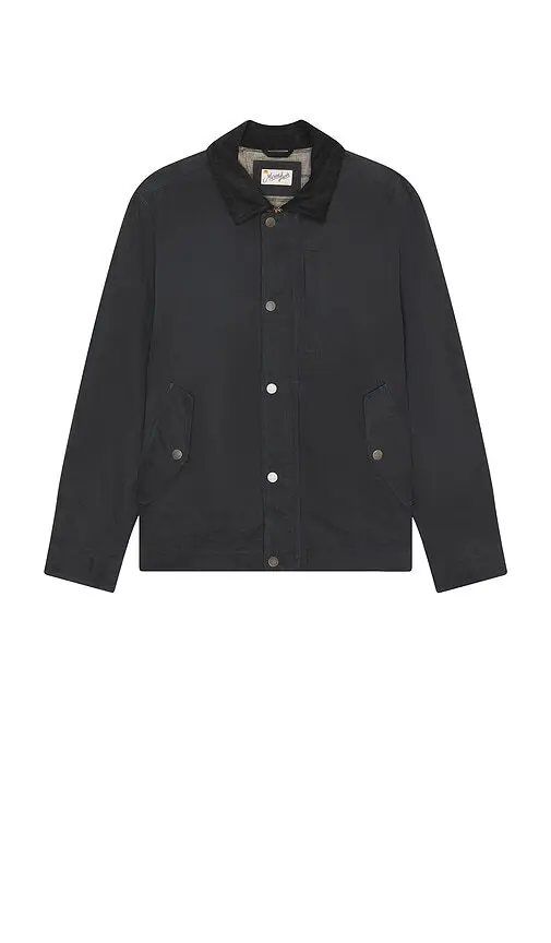 Marine Layer Weston Wax Canvas Barn Jacket In . Also