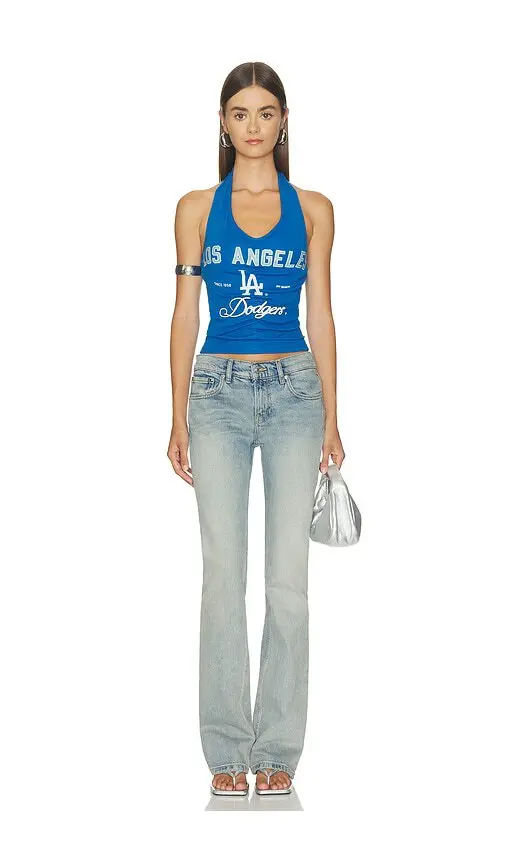 OFF SEASON La Dodgers Ruched Halter Top In . Also