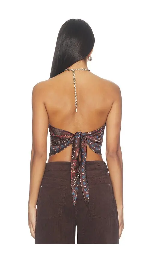 Ksubi Scarf Folk Bandana Top In . Also