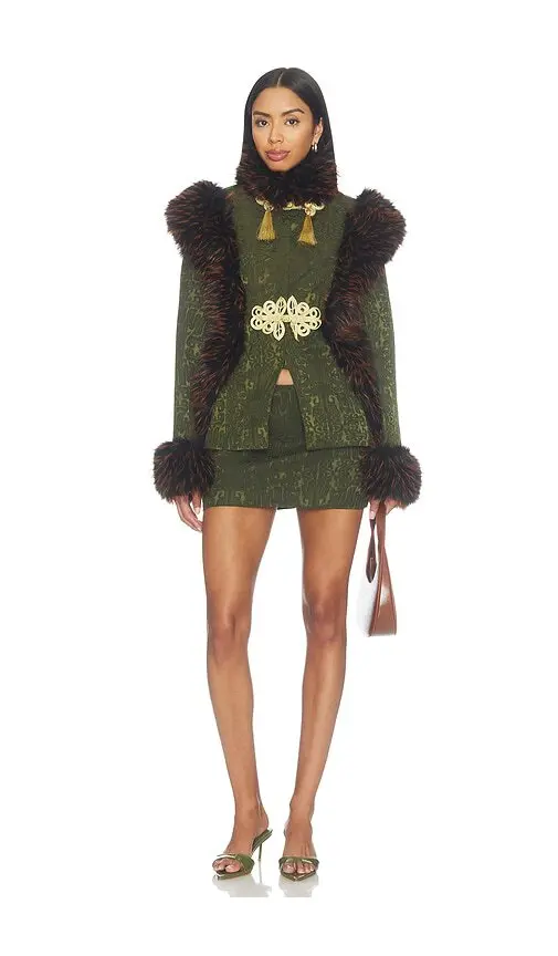 KIM SHUI Chi Brocade Jacket In . Also