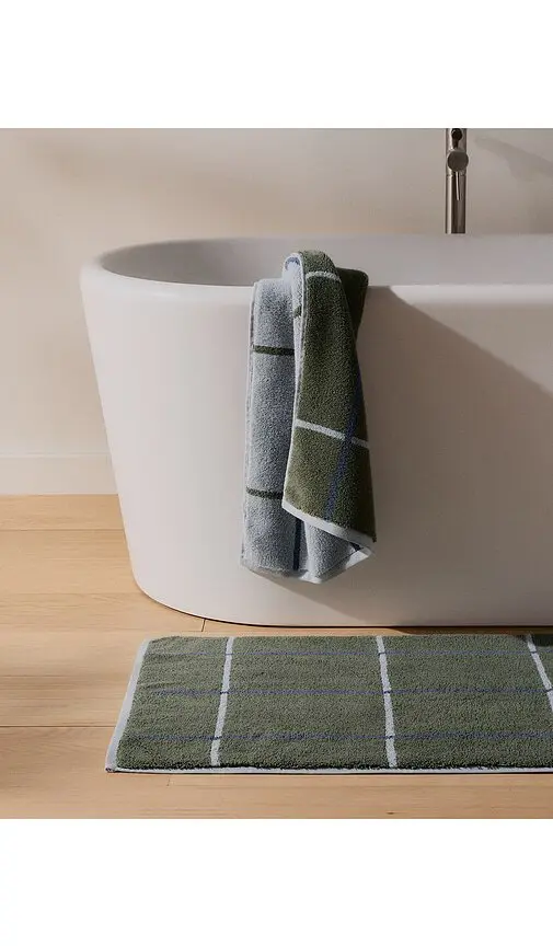 PARACHUTE Organic Plush Tub Mat - Multi