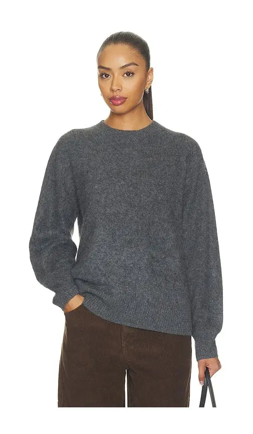 ALIGNE Adrianna Crew Neck Knit Jumper In . Also - Grey
