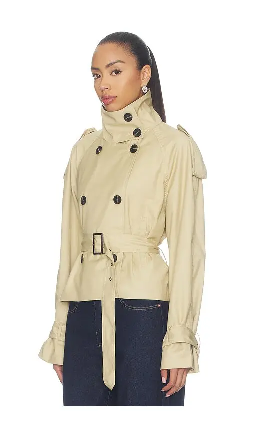 ALL THE WAYS Racine Trench Jacket In . Also