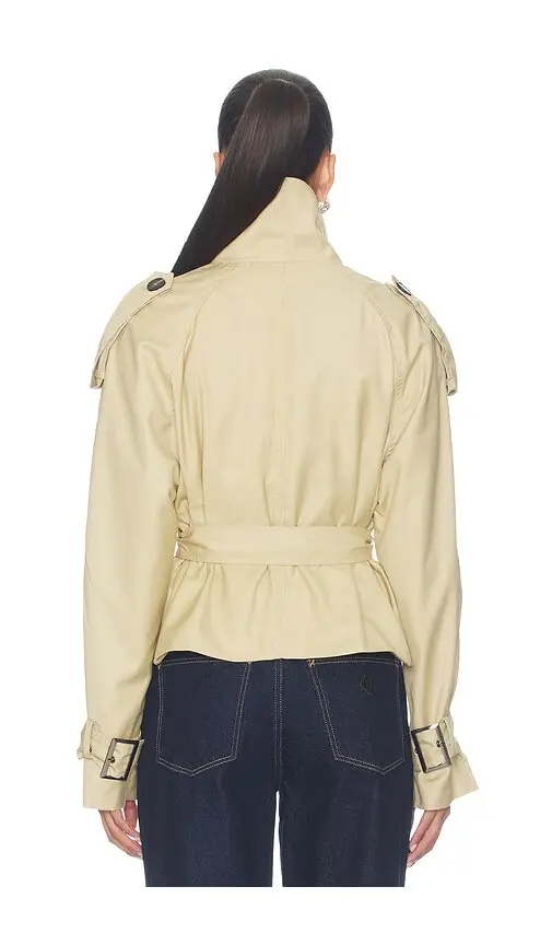 ALL THE WAYS Racine Trench Jacket In . Also