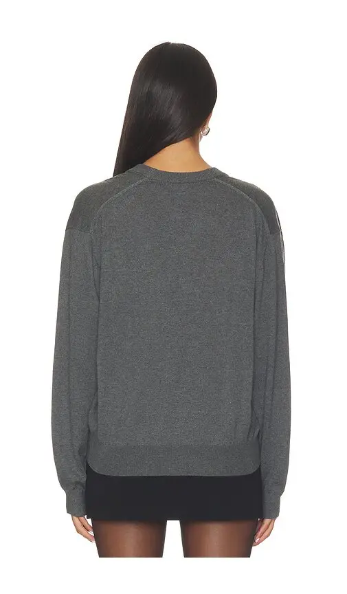 EAVES Devyn V Neck Sweater In . Also
