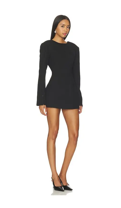 EAVES Jan Classic Suiting Mini Dress In . Also