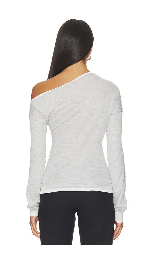 EAVES Wei Layered Assym Knit Top In . Also
