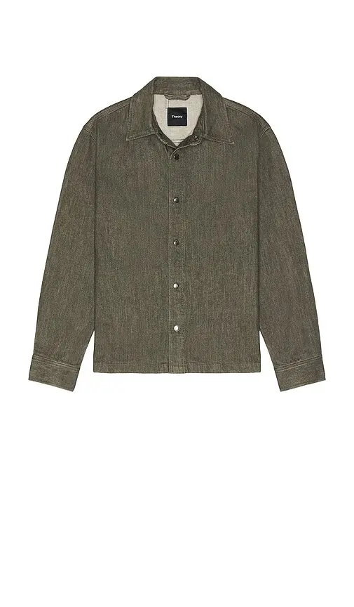 Theory Denim Overshirt In . Also
