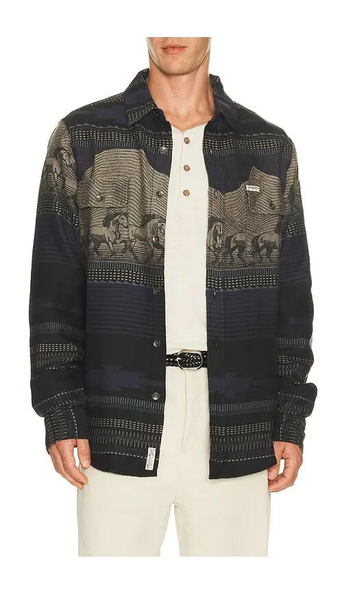 SENDERO PROVISIONS CO. Boquillas Long Sleeve Shirt In . Also - Charcoal
