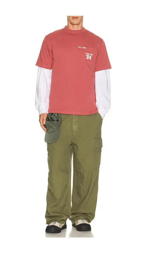 PALMES Forever Pocket Tee Shirt In . Also