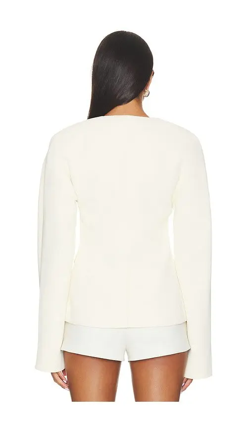 EAVES Gal Crepe Blazer In . Also
