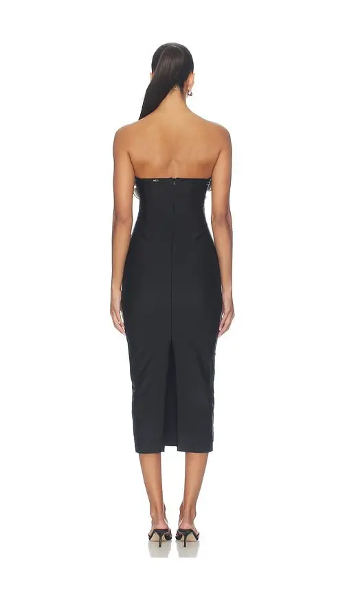 PatBO Midnight Bloom Lycra Midi Dress In . Also