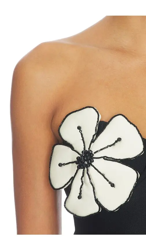 PatBO Midnight Bloom Lycra Midi Dress In . Also