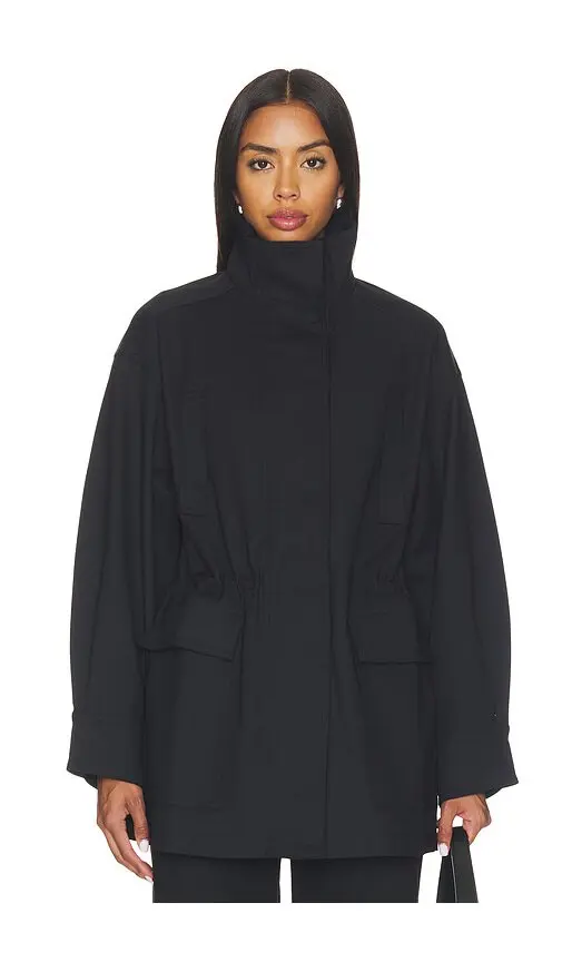 EAVES Mai Compact Suiting Parka Jacket In . Also