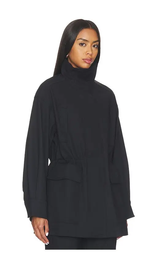 EAVES Mai Compact Suiting Parka Jacket In . Also