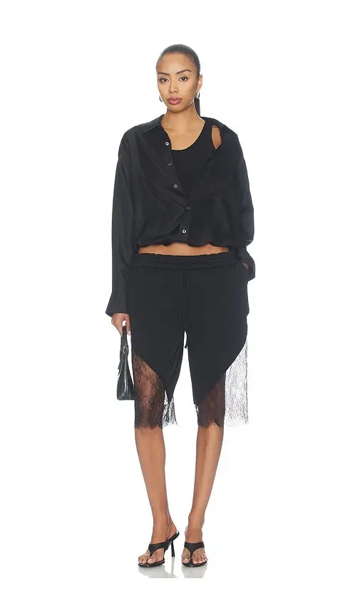 Alexander Wang Pre-styled Cami Top With Shirt In . Also