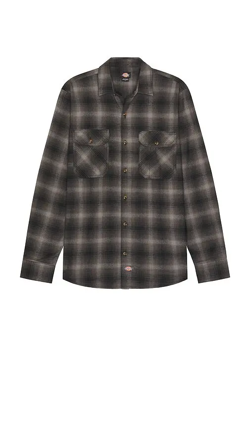 Dickies Long Sleeve Flannel Work Shirt In . Also