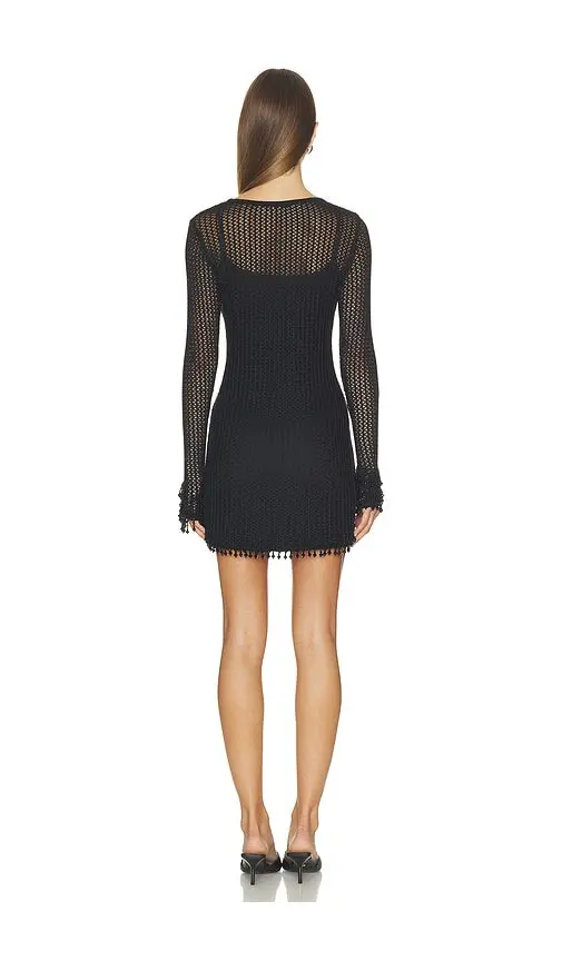 Agua Bendita Palmery Mini Dress In . Also