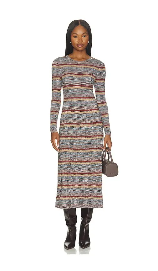 Veronica Beard Nami Knit Dress In . Also - Rust